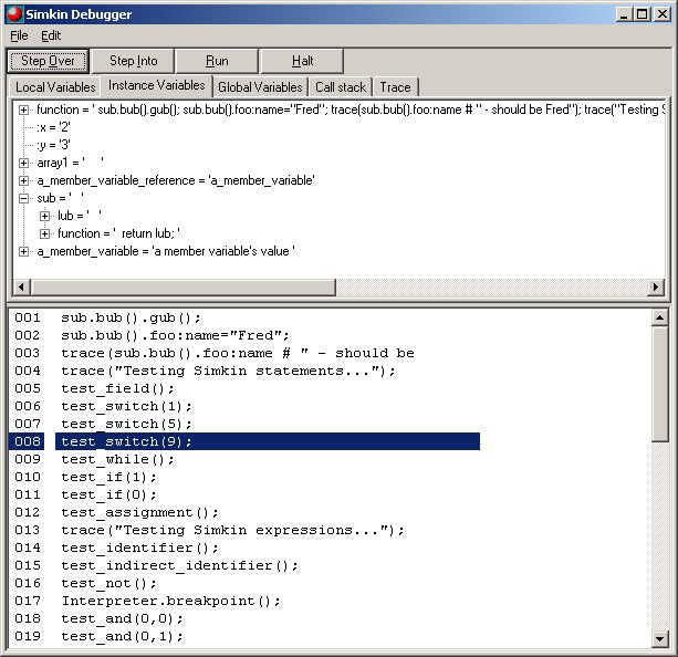 Simkin - Scripting Language